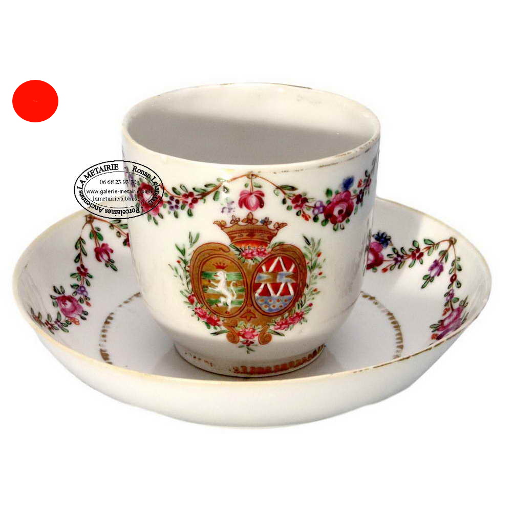 CIE des INDES - Tasse et sa soucoupe